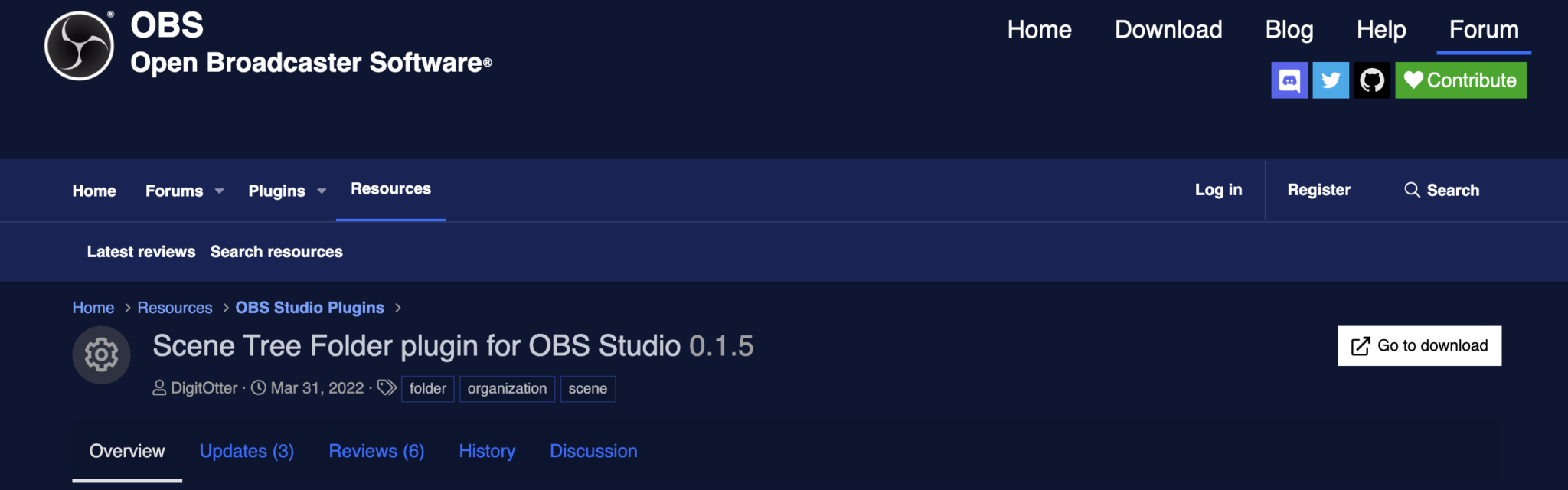 OBSでシーンを階層的にフォルダ分けすることができる「Scene Tree Folder」の使い方 – ひとみマンのOBS学校