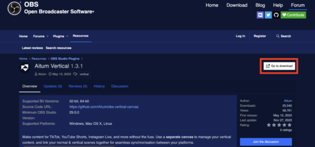 OBSで配信しながら縦長ショート動画を同時録画できる「Aitum Vertical」の使い方 – ひとみマンのOBS学校