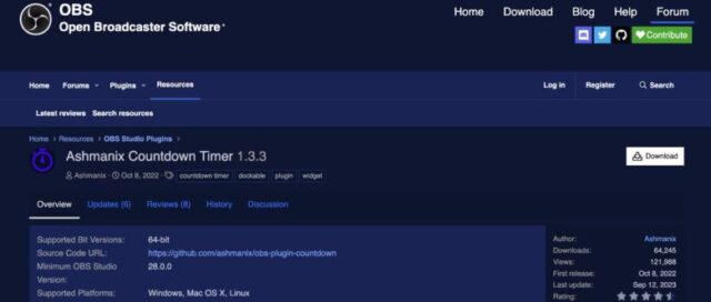 OBS上にカウントダウンタイマーを設置できる「Asmanix Countdown Timer」の使い方 – ひとみマンのOBS学校